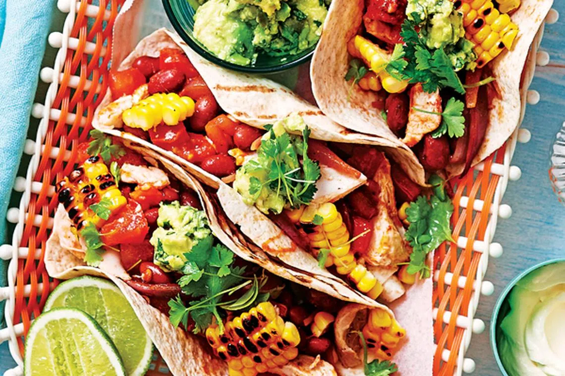 Chicken & Corn Soft Tacos - The Singapore Women's Weekly | The ...