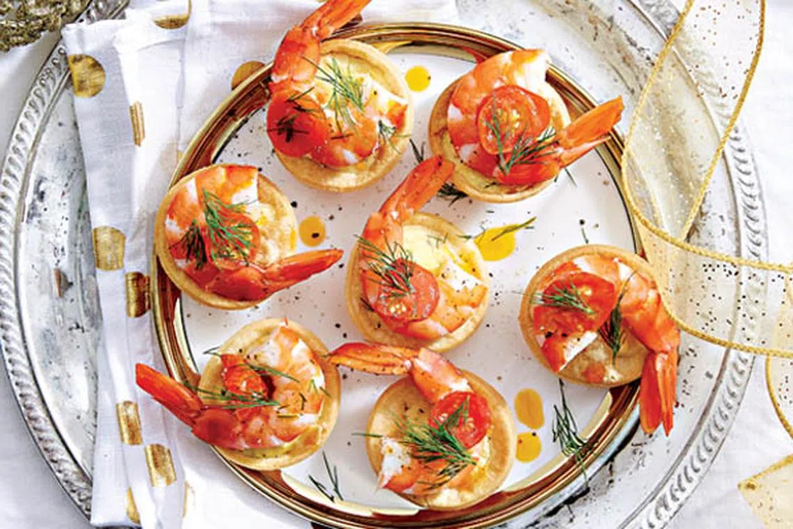 Roasted Tomato & Prawn Tarts - The Singapore Women's Weekly | The ...