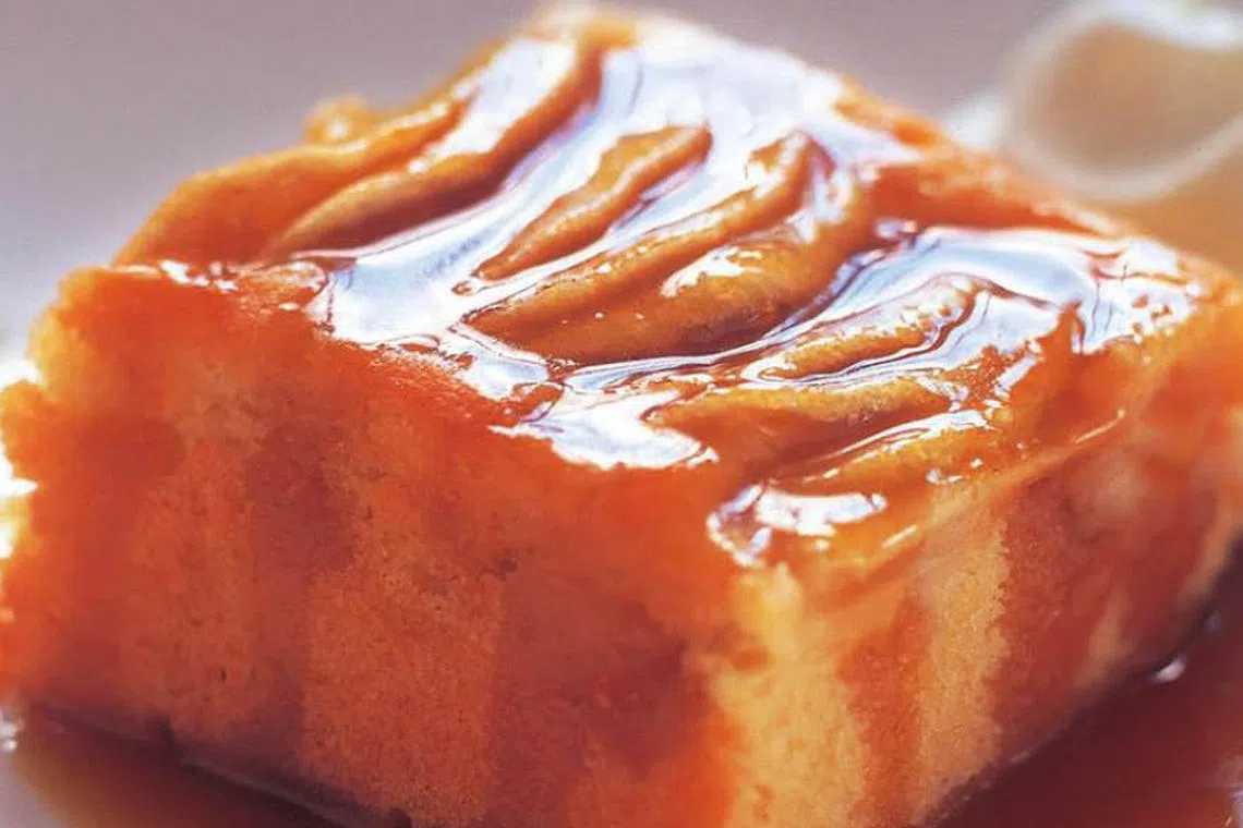 Warm Apple Cake With Brandy Butterscotch Sauce - The Singapore Women's ...