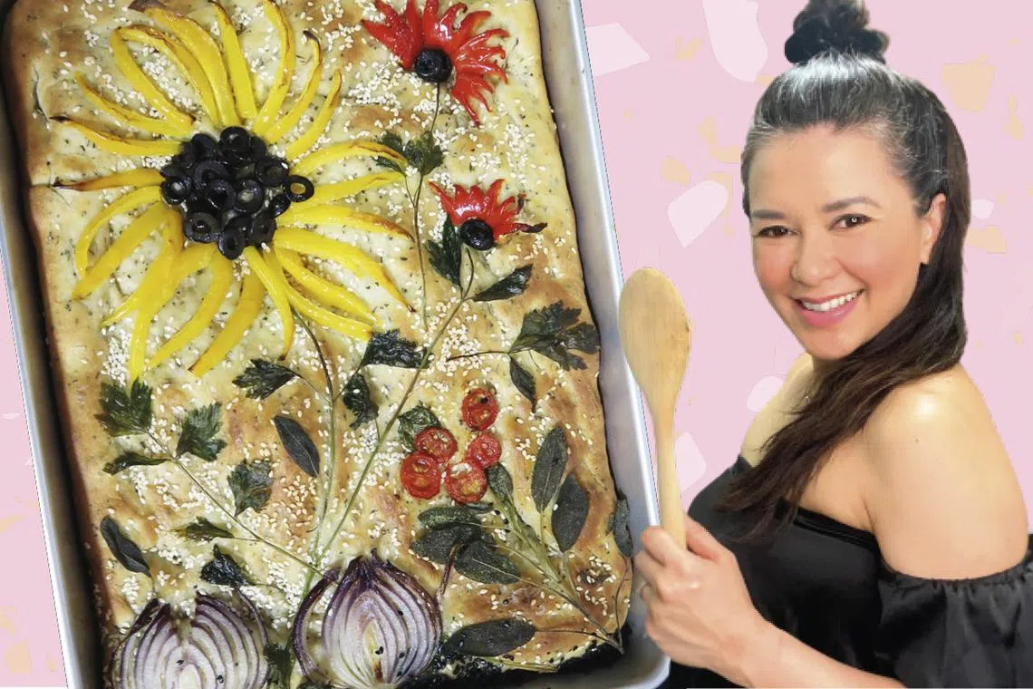 Make Pretty Focaccia Bread Art With Radio DJ Cheryl Miles' Easy Recipe ...