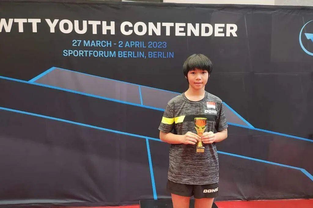 我国小将黎明映夺WTT柏林青年赛U13冠军 | 联合早报